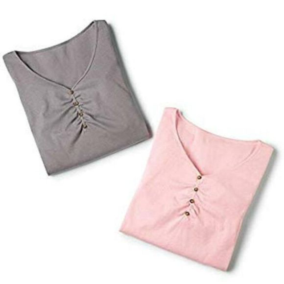 Avon | Tops | 2 Pack Of Henley Tees Size 3x New | Poshmark